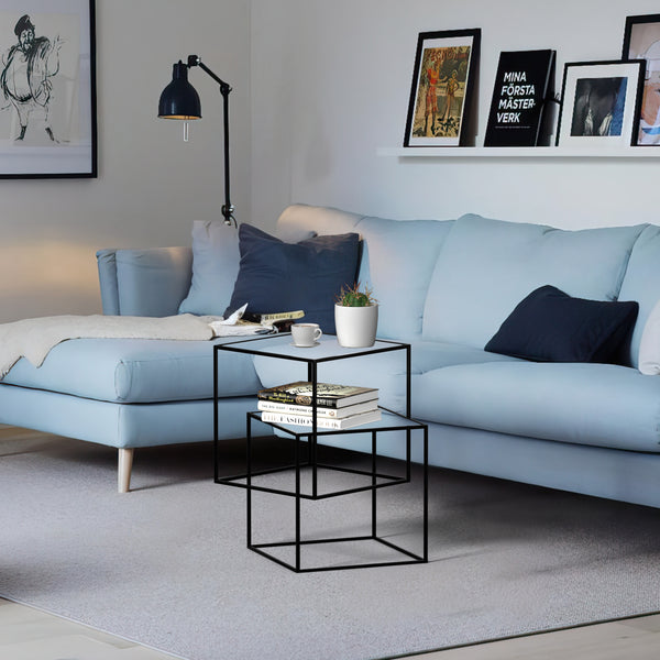 3D Slim Nested Coffee Table, Compact & Stylish Design | Lamp Depot ...